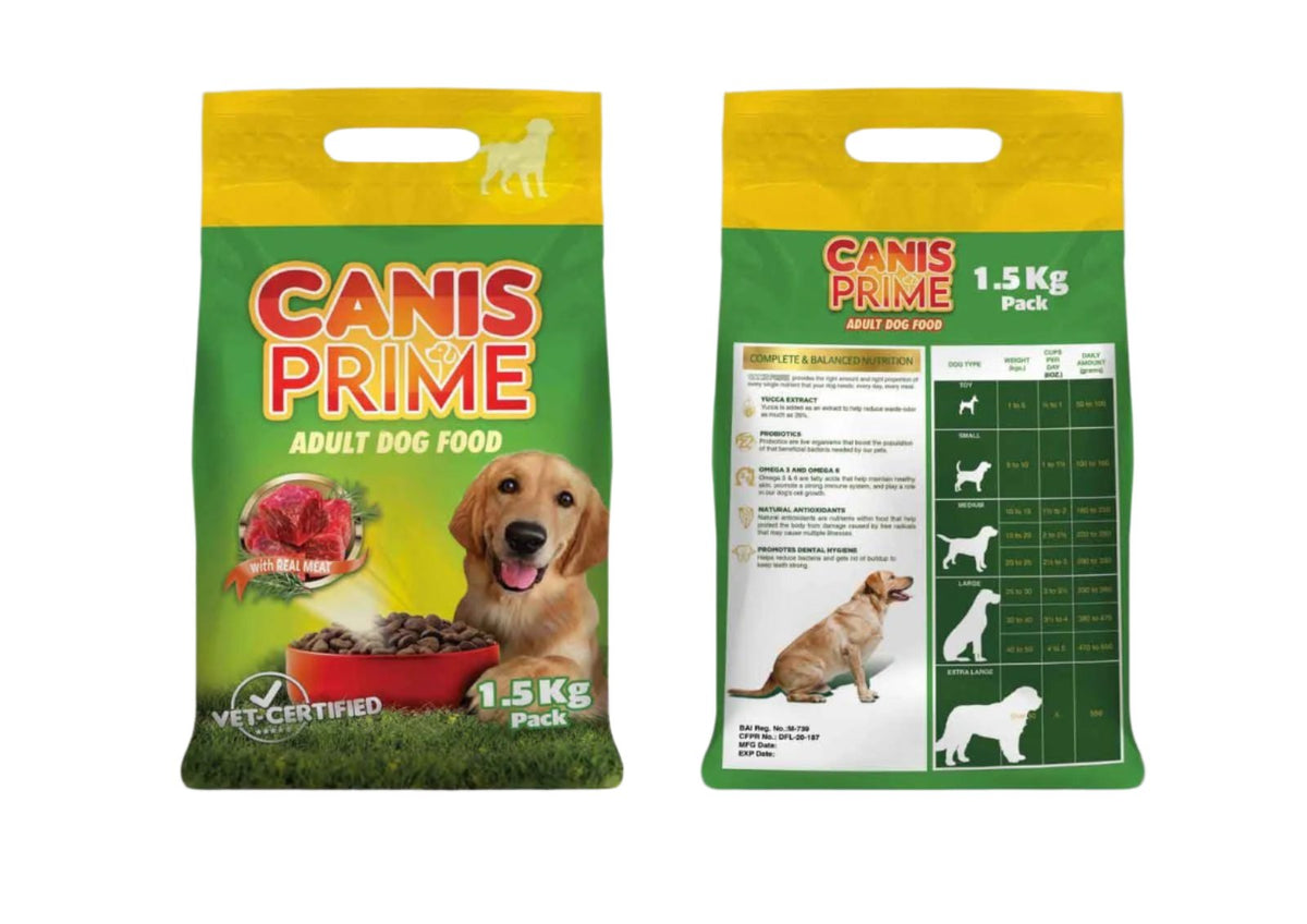 Canis Prime Adult Dog Food 1.5 kg – Excel Feeds